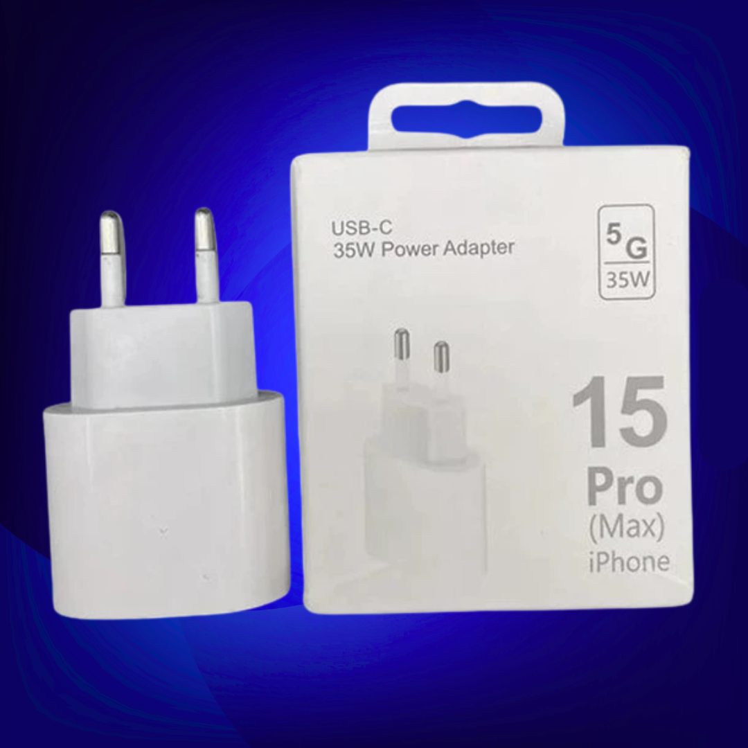 CABEZA CARGADOR PARA IPHONE 35W 15 PRO (MAX) – FERTEC.COM.PY