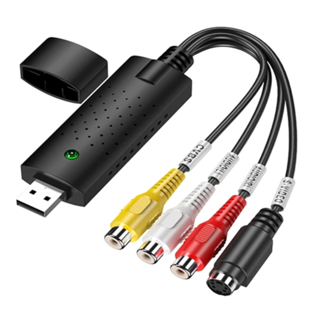 CAPTURADOR EASYCAP RCA VHS A USB – FERTEC
