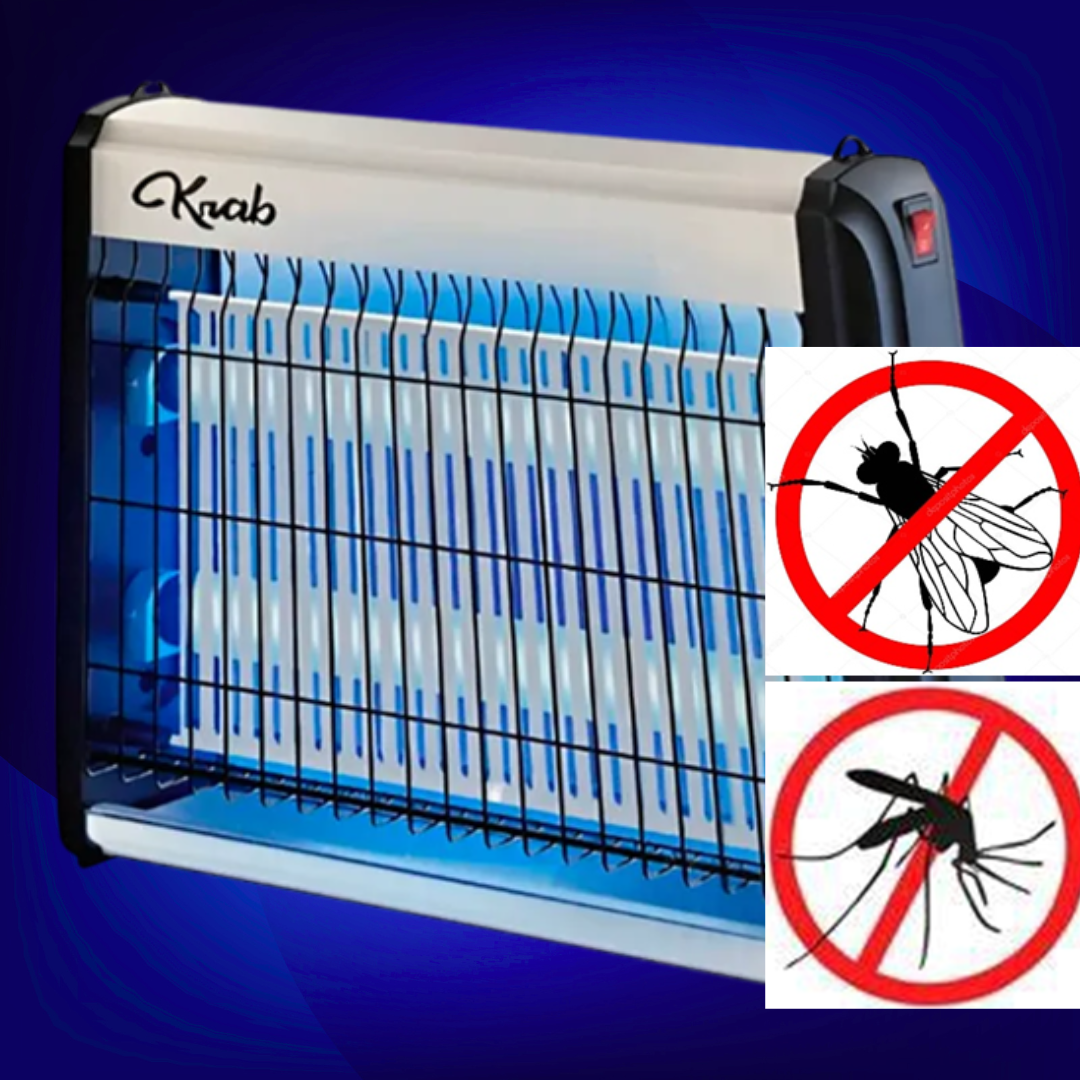 MATA INSECTOS ELECTRICO KRAB 6W 220V – FERTEC.COM.PY